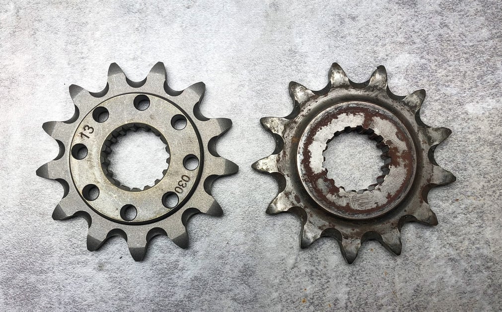 How To Replace the Countershaft Sprocket and Rear Sprocket on your Dirt ...